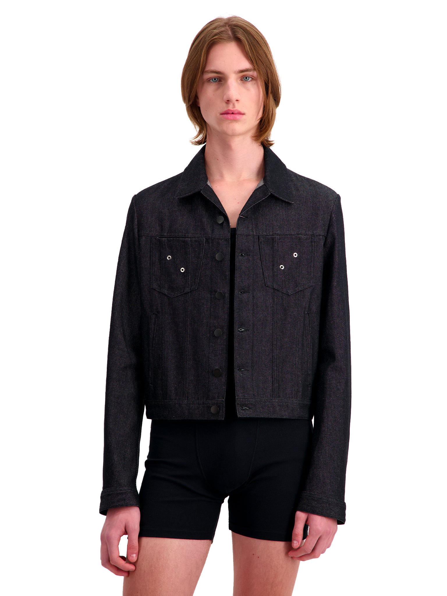 Anthracite Buttoned Jacket – ludovic de saint sernin